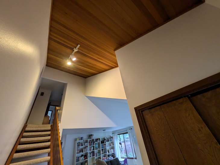How I Came to Love My ‘70s-Era Paneled Ceilings | Apartment Therapy