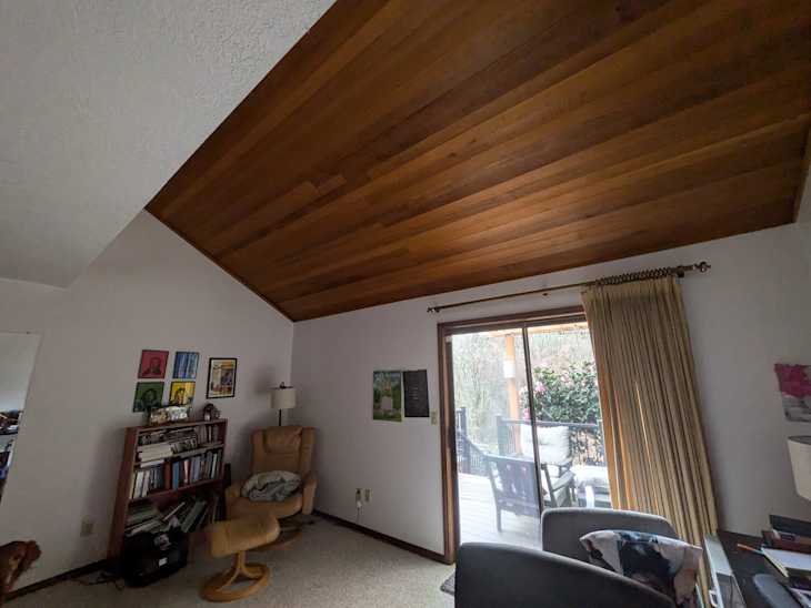 How I Came to Love My ‘70s-Era Paneled Ceilings | Apartment Therapy