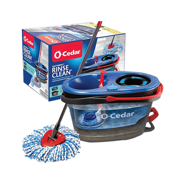 I Tried O-Cedar's EasyWring RinseClean Spin Mop: Review | Apartment Therapy