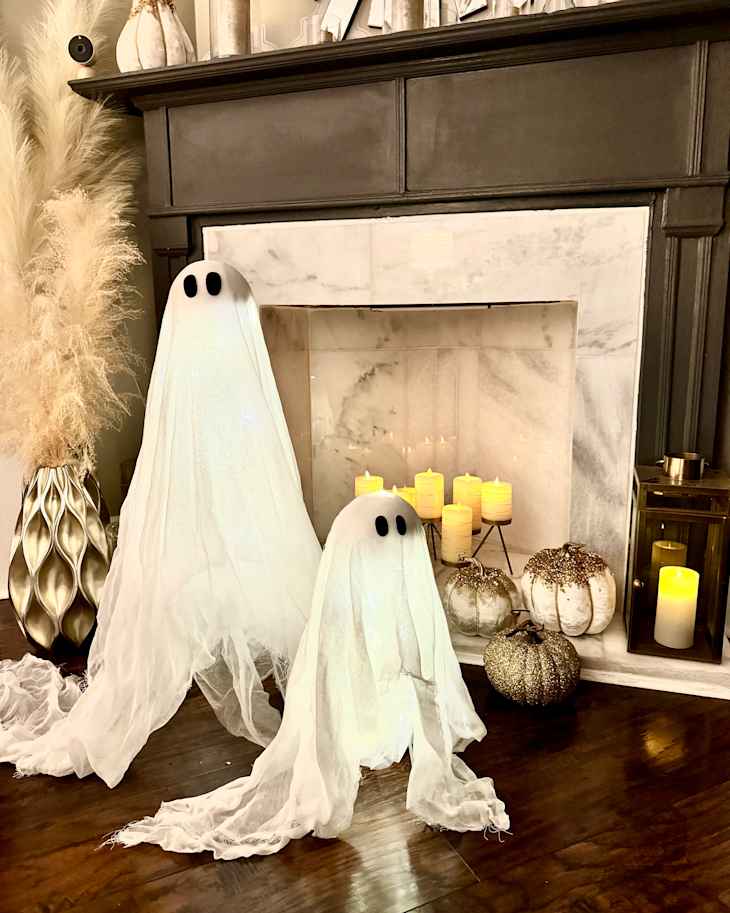 The Pottery Barn "Lit Ghost" Set Looks Amazing in My Home | Apartment ...