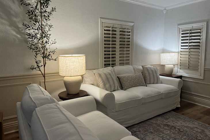 Here’s How a Designer Made My Narrow Living Room Layout Better ...