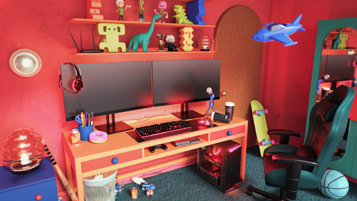 These TV Show Bedrooms Have Been Redesigned as Gamer Rooms | Apartment ...