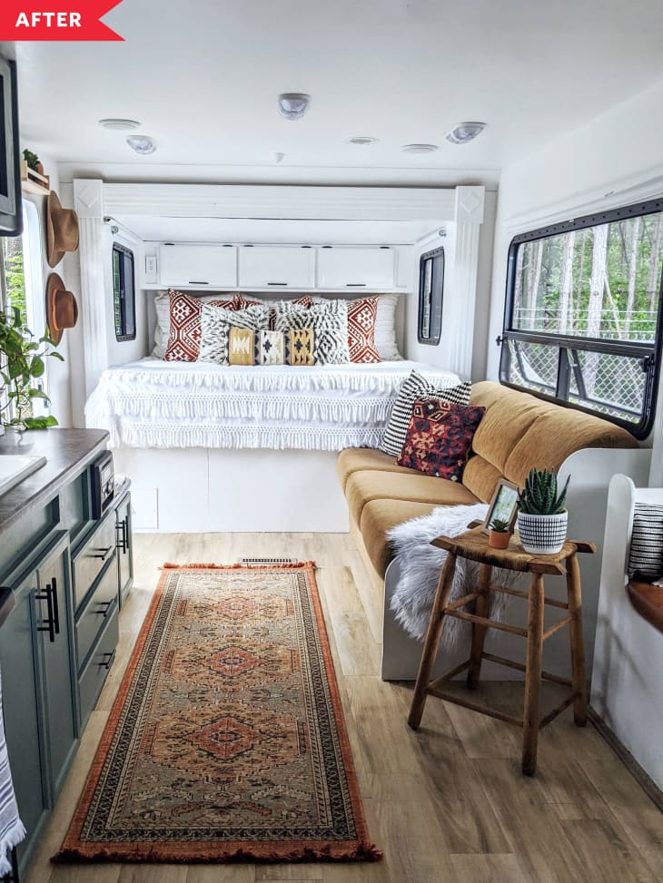 Before & After: An RV Makeover with Boho Style | The Kitchn