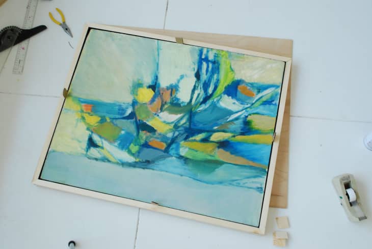 How to Build a Custom DIY Floating Frame for Artwork | Apartment Therapy