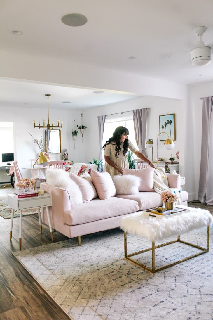 At Home With Ashley's Pink Miami Beach Bungalow Rental | Apartment Therapy