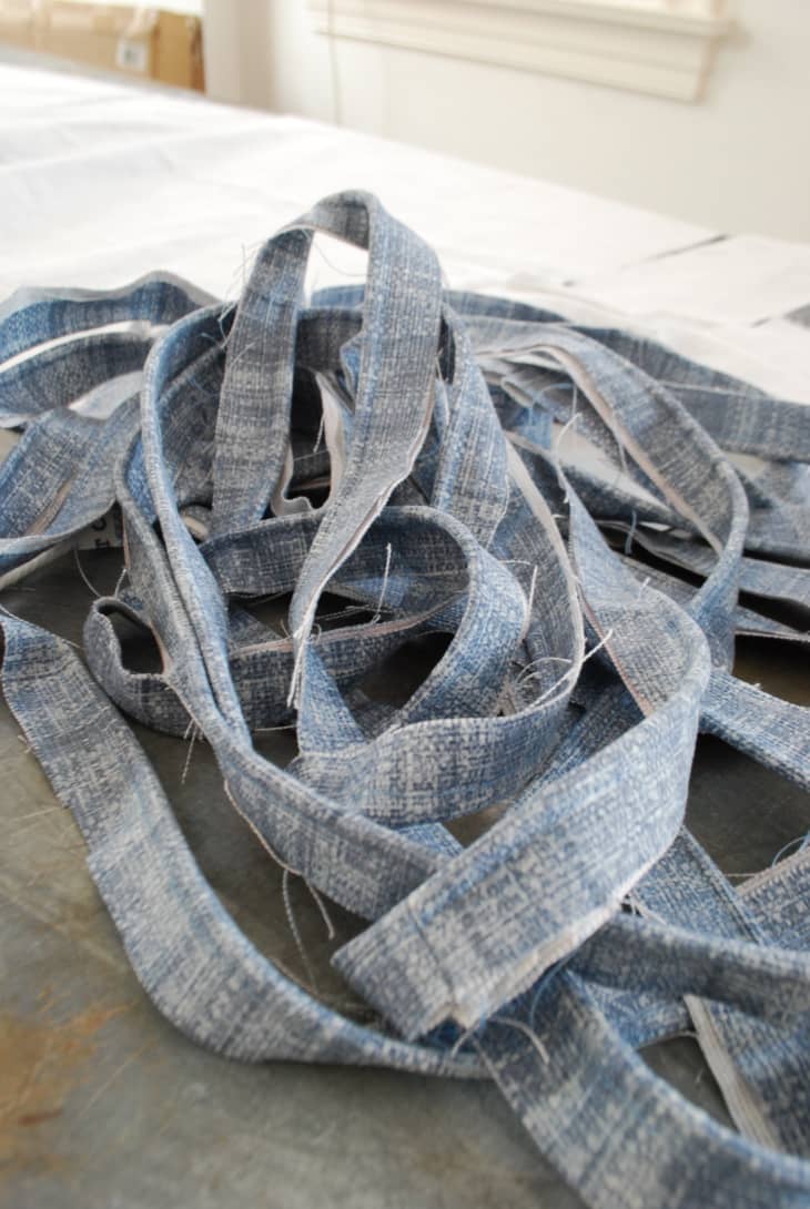DIY Upholstery Project: How Make Your Own Custom Fabric Piping (or ...