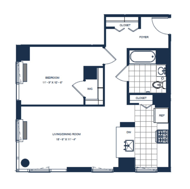 House Tour: A 650 Square Foot New York Newlywed Nest | Apartment Therapy