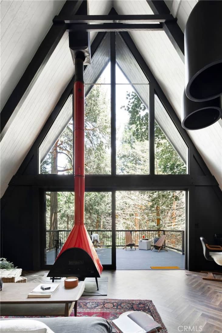 See Photos Inside a Mid-Century California A-Frame | Apartment Therapy