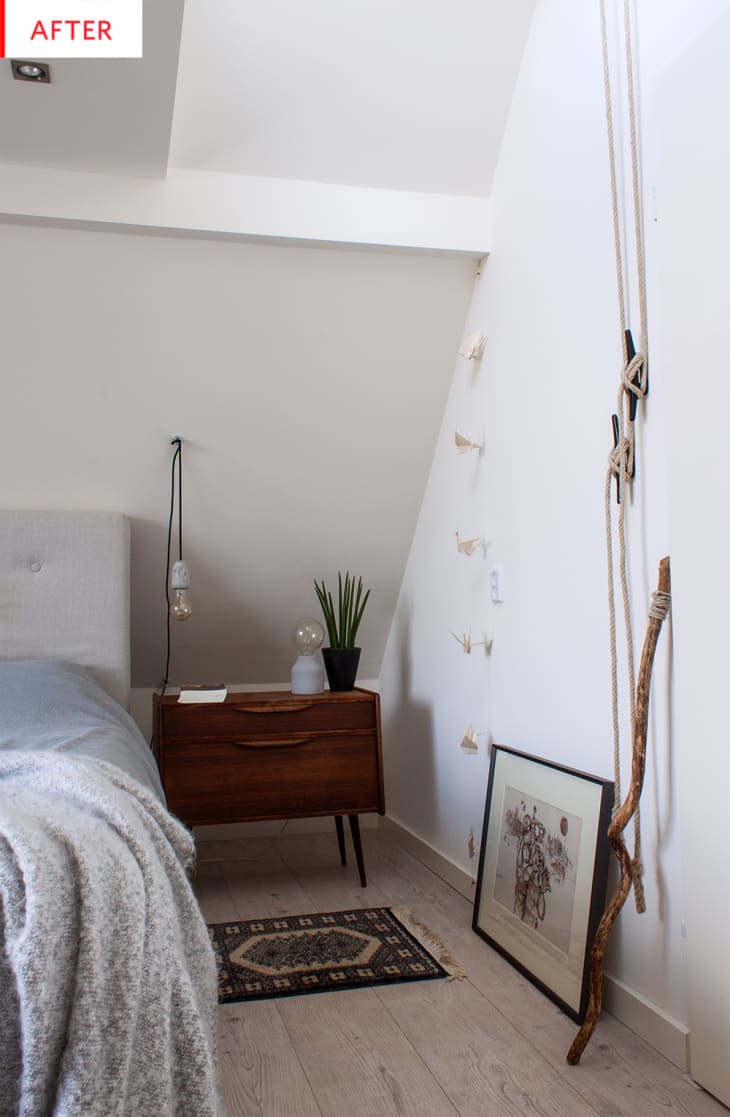 An Unsightly Attic Becomes a Stylish Bedroom | Apartment Therapy