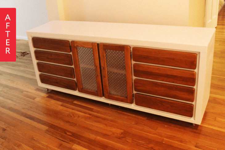 Before & After: A Thrift Store Media Cabinet Gets a Makeover ...