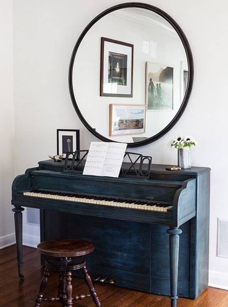 13 Ways to Decorate Around a Piano | Apartment Therapy