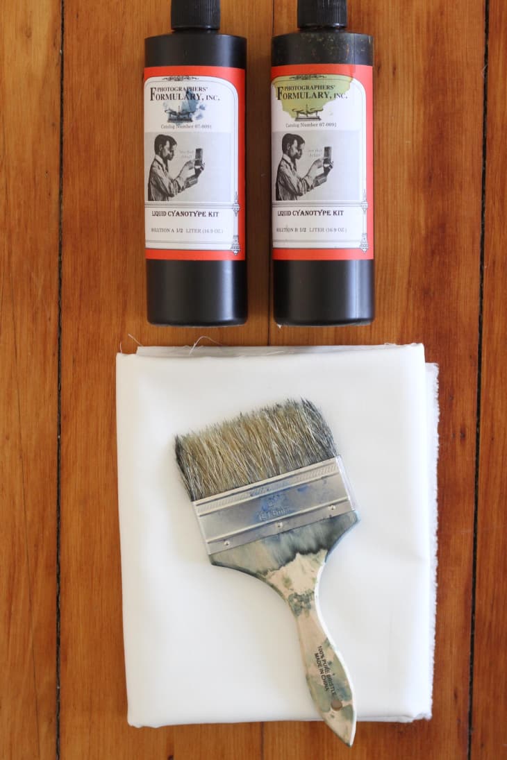 How To Make Cyanotype Textiles and Fabrics | Apartment Therapy