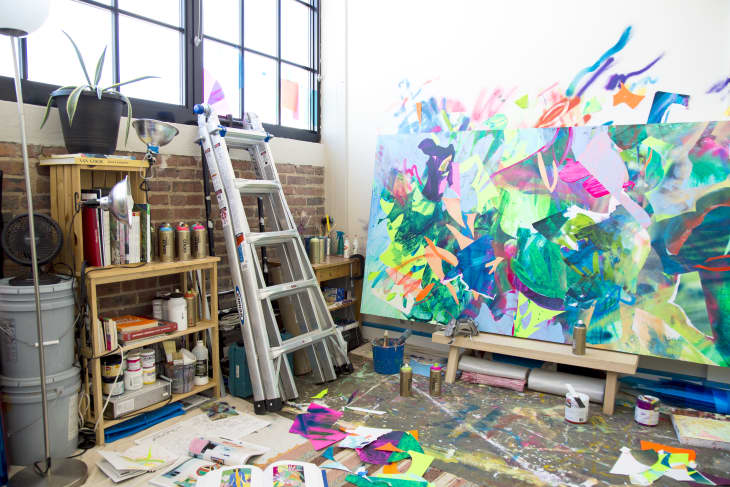 How To Make Room for Creating Art at Home | Apartment Therapy