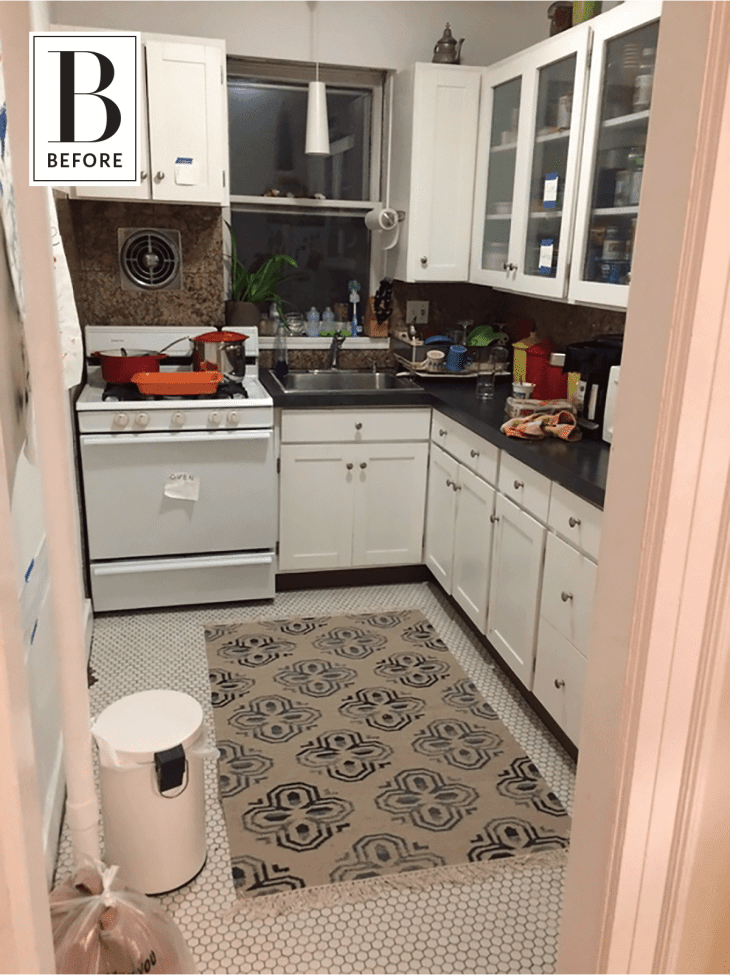 Before & After: A Colorful Decluttered Kitchen Remodel | Apartment Therapy