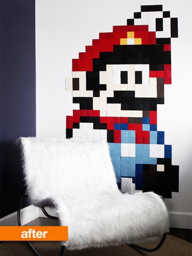 Before & After: Kid’s Corner Gets a Mini (Mario!) Makeover | Apartment ...