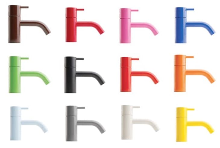 Colored Bathroom Faucets Add a Fun Finishing Touch | Apartment Therapy