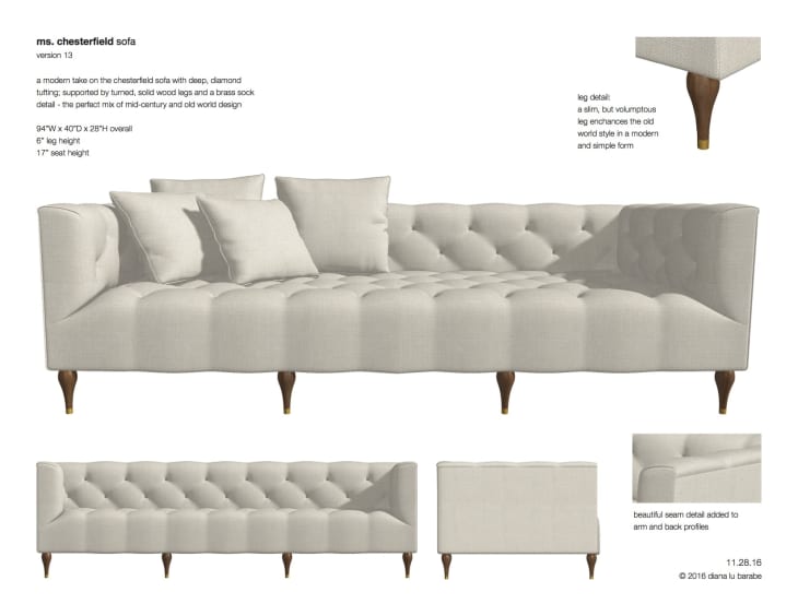 A New Take on the Chesterfield Sofa: Ms. Chesterfield | Apartment Therapy
