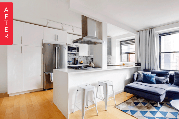 Before & After: A Tiny Brooklyn Kitchen Opens Up | Apartment Therapy