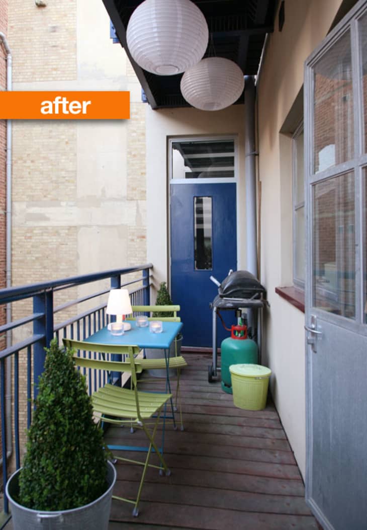 Before & After: My Teeny Tiny English Balcony Upgrade | Apartment Therapy