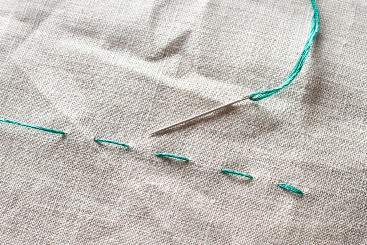 How to Sew Basic Stitches: 6 Stitch Photo Tutorials | Apartment Therapy