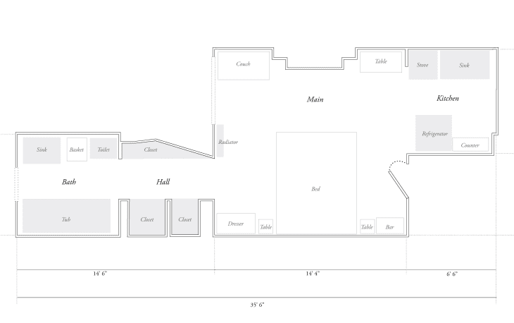 Square Foot Visualizer: See What Tiny Apartments Look Like | Apartment ...