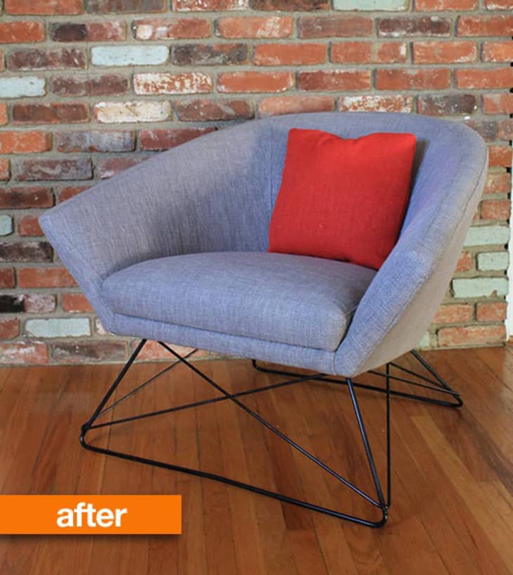 Before & After: A Red Retro Chair Evolution | Apartment Therapy