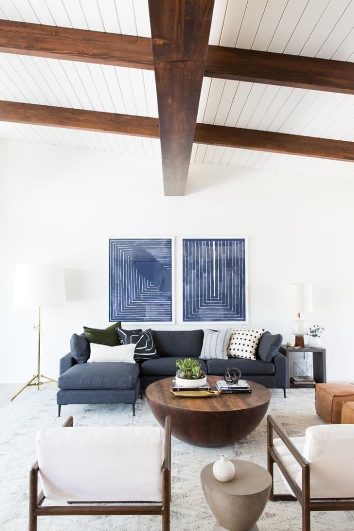Art Sizing Rules Over Sofa - 2/3 Golden Rule for Art | Apartment Therapy