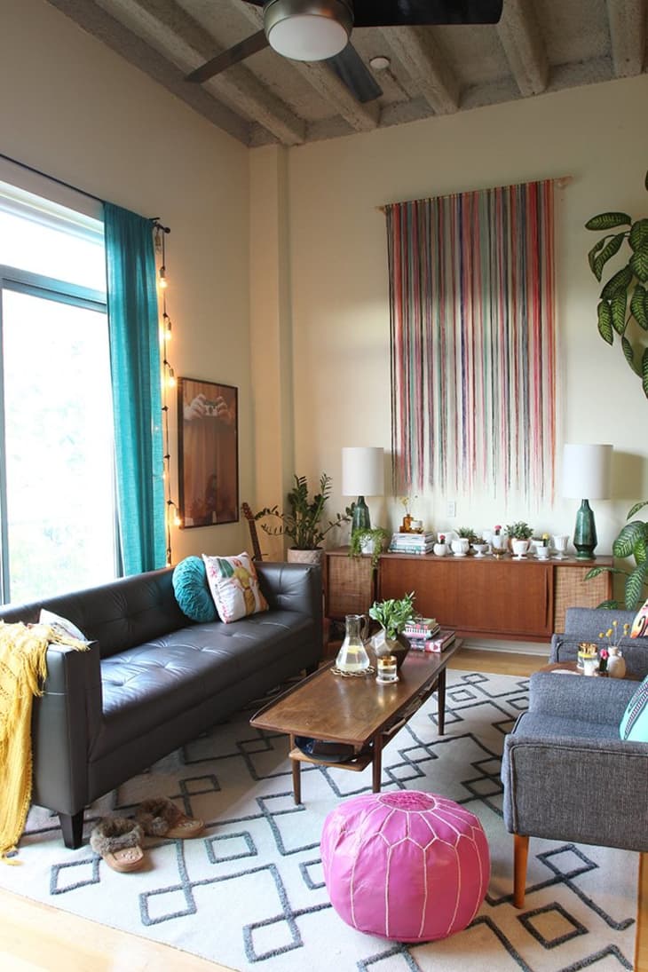 Before & After: An Apartment Therapy Writer’s Loft Living Room Makeover ...