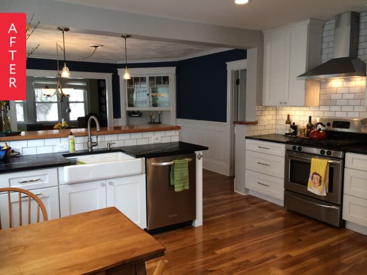 Before & After: Kitchen Opens Up for Entertaining | Apartment Therapy