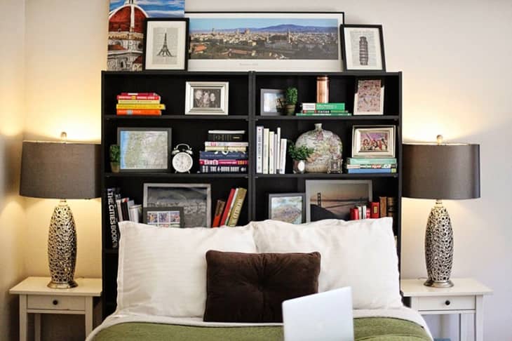Get More Storage: Use a Bookcase Behind Your Furniture | Apartment Therapy