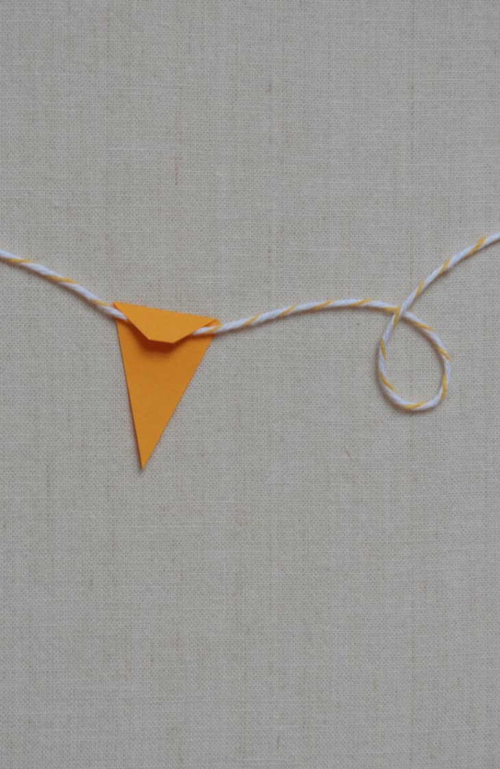 DIY Party Decorations: How To Make a Mini Pennant Banner | Apartment ...