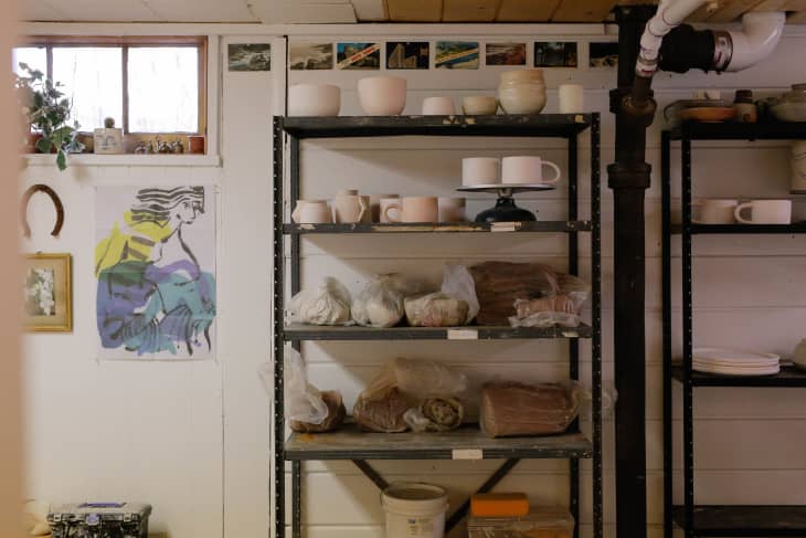 A Budget Basement Reno into a Home Ceramic Studio | Apartment Therapy