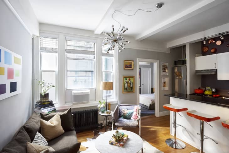 A Tiny, Blah Hell's Kitchen Co-op Gets a Warm Makeover | Apartment Therapy