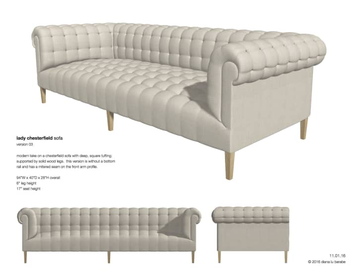 A New Take on the Chesterfield Sofa: Ms. Chesterfield | Apartment Therapy