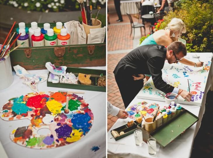 Art-Inspired Wedding Details That Creative Couples Will Love ...