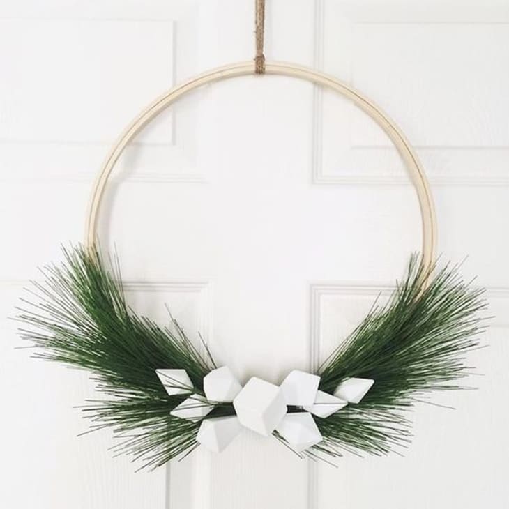 Modern Wreath Ideas: Half Wreath | Apartment Therapy