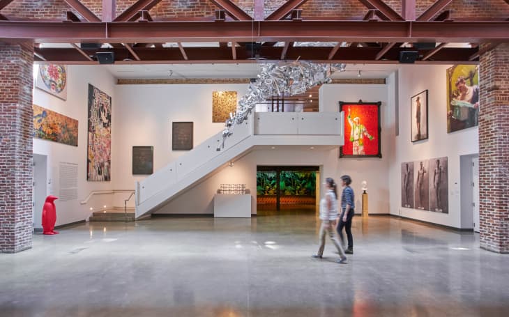 Travel Inspired Gallery Wall - Where to Stay Art Lovers | Apartment Therapy