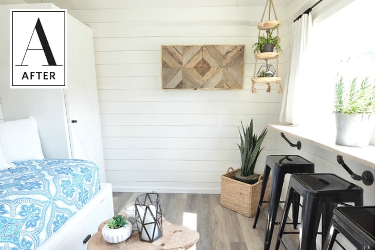 How To Turn a Garden Shed into a Guest Bedroom | Apartment Therapy
