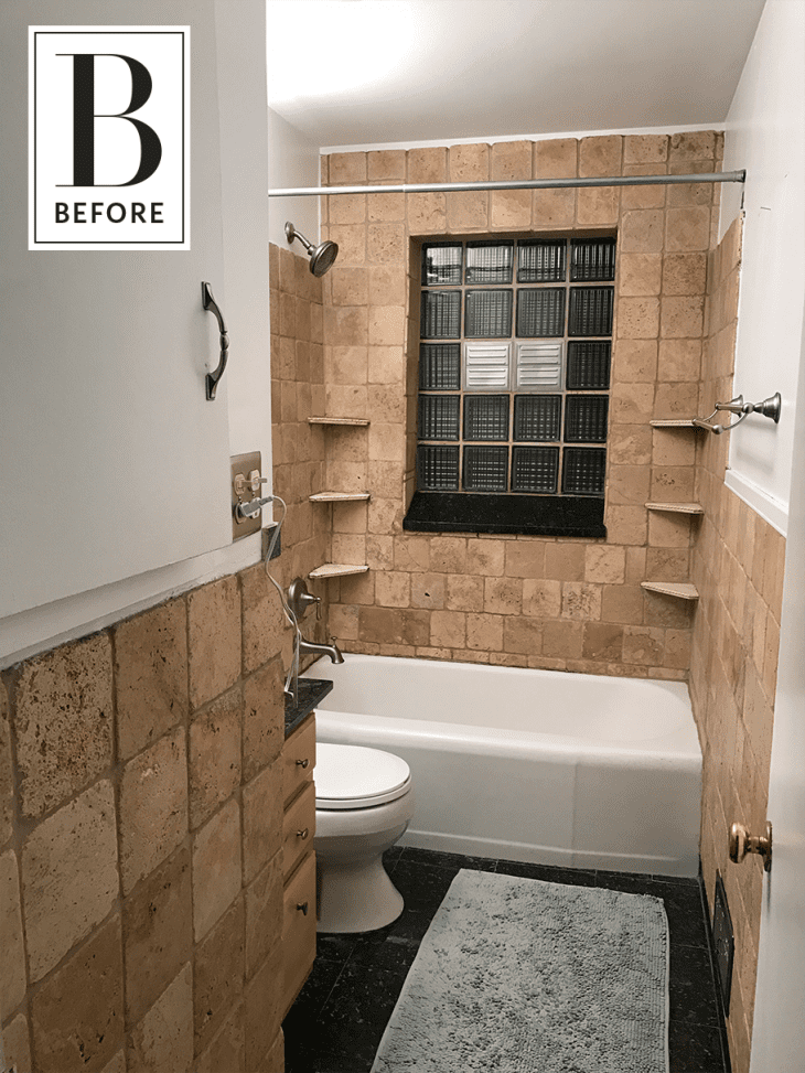 Before & After: A Brand New Look for a Beige Bath | Apartment Therapy