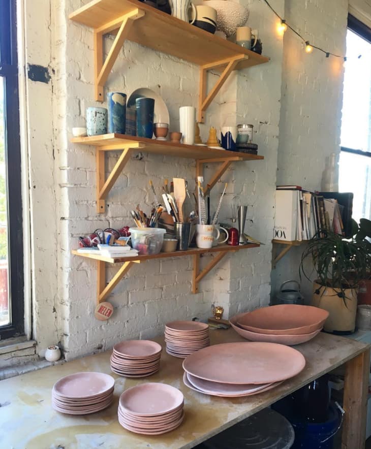 Inside Ceramicist Helen Levi's Brooklyn Artist's Studio | Apartment Therapy