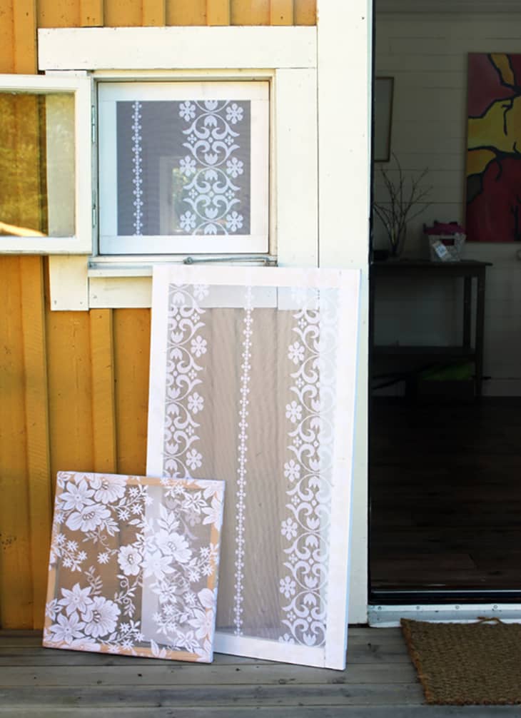 Lace Window Screen - Privacy Film Alternative | Apartment Therapy
