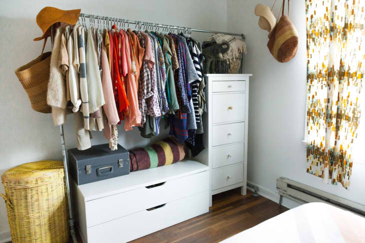 Real Small-Space Closet Solutions: How To Hang Your Clothes Out in the ...