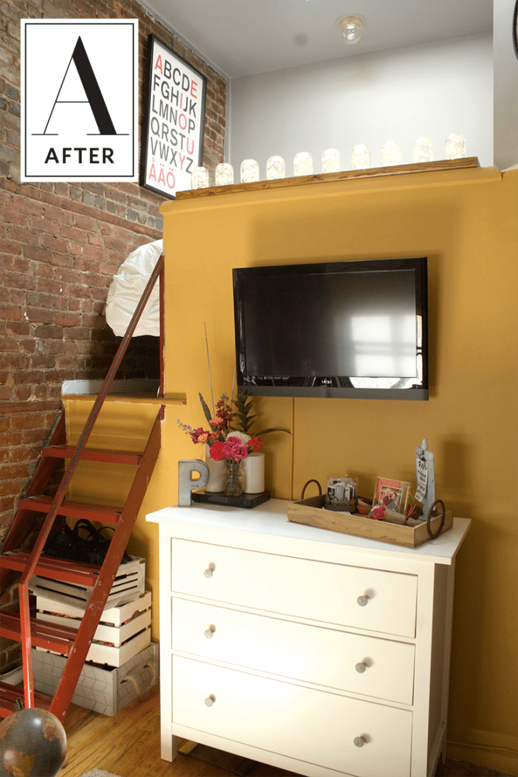 Before & After: A Blank 250 Square Foot Space Becomes a Cozy Home ...