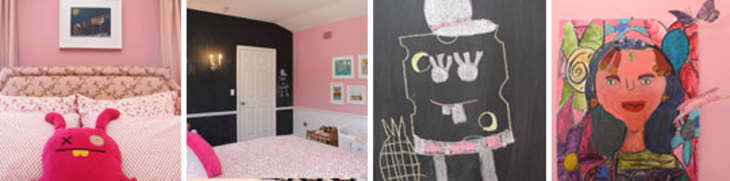 Jane’s Pink & Black Room | Apartment Therapy