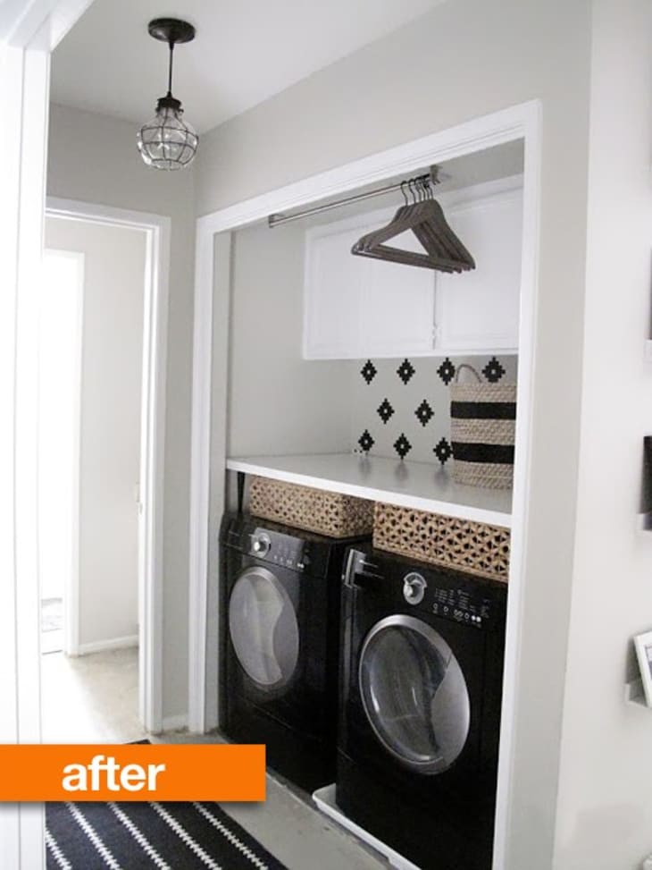 Before & After: Laundry Nook Refresh | Apartment Therapy