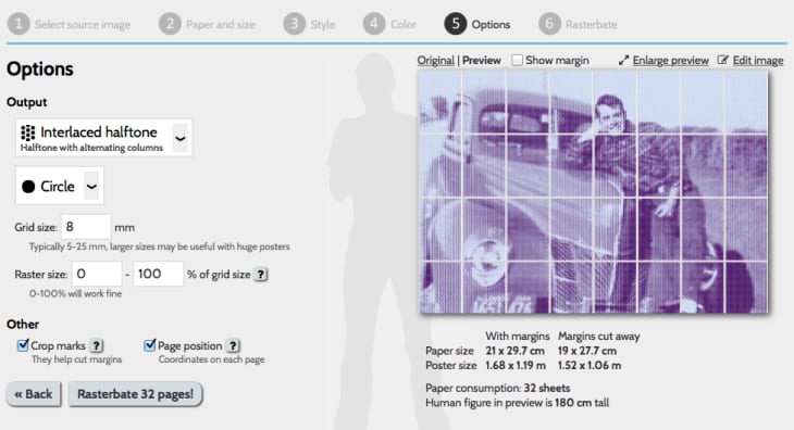 How To Use The Rasterbator to Create Large Scale Wall Art | Apartment ...