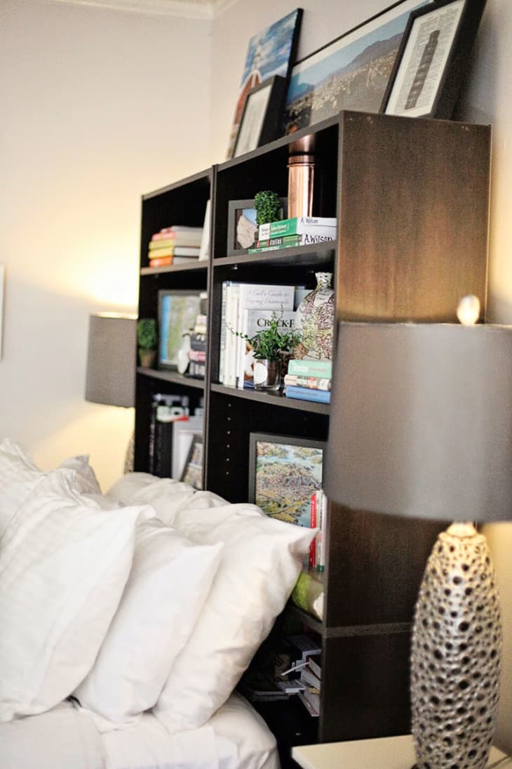 Get More Storage: Use a Bookcase Behind Your Furniture | Apartment Therapy
