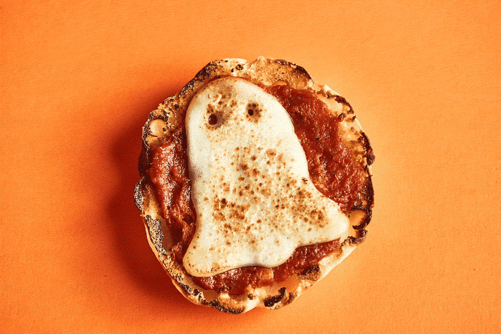 Halloween Ghost Pizza Recipe | Kitchn