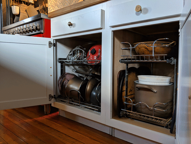 Cookware Organizing Idea - Dream Kitchen Cabinets | The Kitchn