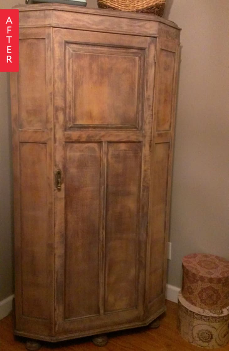 Before & After: Broken Wardrobe Gets a Worldly Weathering | Apartment ...